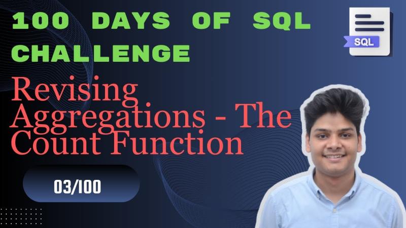 Saurav Arya on LinkedIn: Revising Aggregations - The Count Function ... Saurav Arya on LinkedIn: Revising Aggregations - The Count Function ...