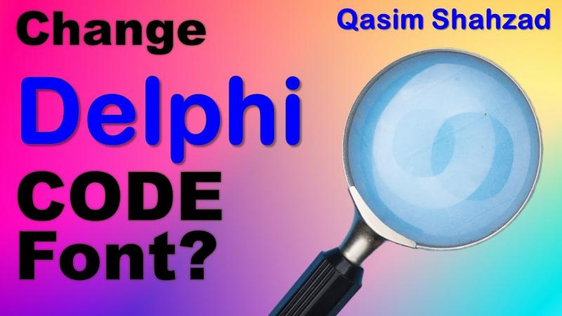 Qasim Shahzad on LinkedIn: Change Delphi Code Editor Font RAD Studio Qasim Shahzad on LinkedIn: Change Delphi Code Editor Font RAD Studio