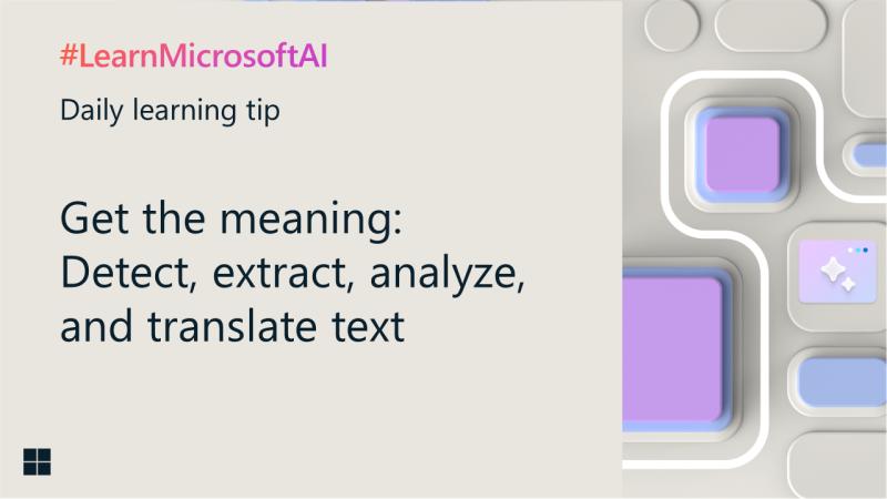Priyanka Agrawal on LinkedIn: Get the meaning: Detect, extract, analyze ... Priyanka Agrawal on LinkedIn: Get the meaning: Detect, extract, analyze ...