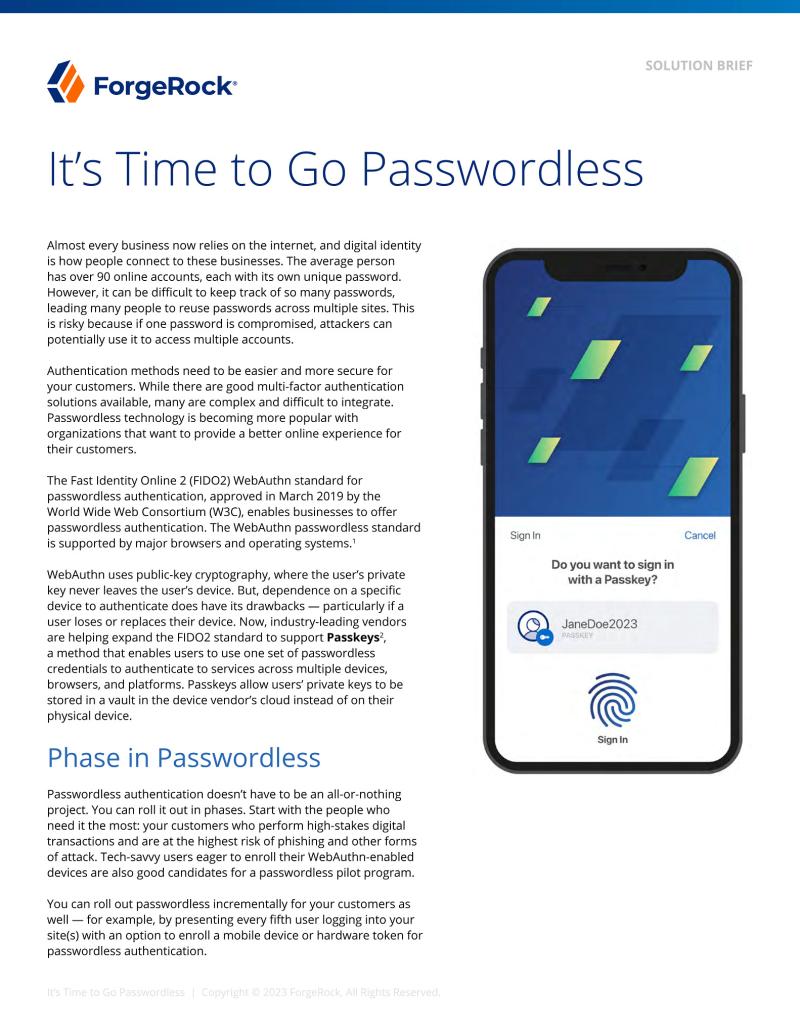 Pete Brambilla on LinkedIn: It’s Time to Go Passwordless Pete Brambilla on LinkedIn: It’s Time to Go Passwordless