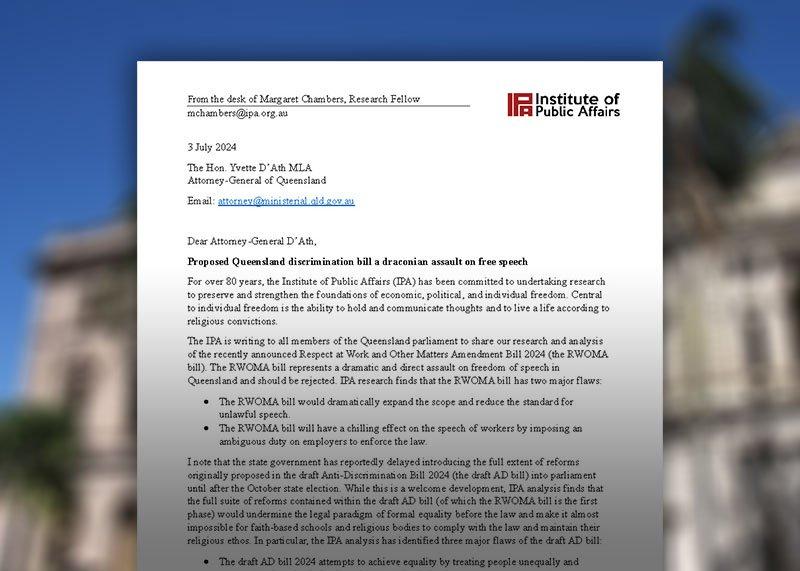 Margaret Chambers on LinkedIn: Institute of Public Affairs Submission ... Margaret Chambers on LinkedIn: Institute of Public Affairs Submission ...