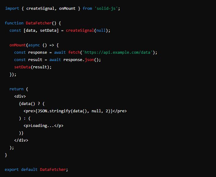 Saurabh Singh on LinkedIn: Exploring onMount in SolidJS vs useEffect in ... Saurabh Singh on LinkedIn: Exploring onMount in SolidJS vs useEffect in ...