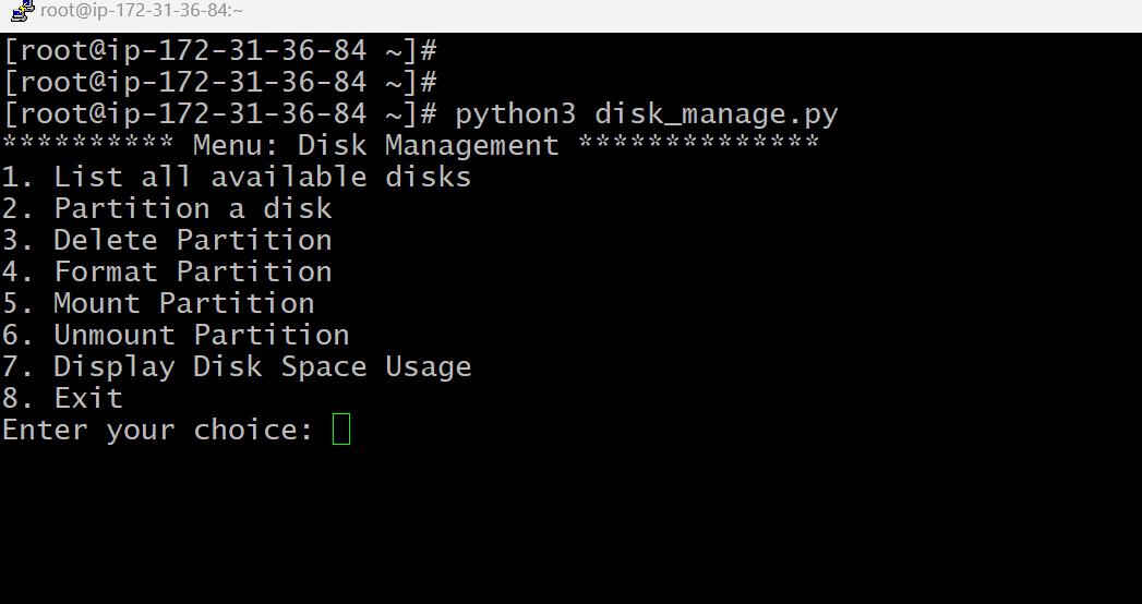 Prashanth M on LinkedIn: Create a Python Menu-based program — Disk ... Prashanth M on LinkedIn: Create a Python Menu-based program — Disk ...