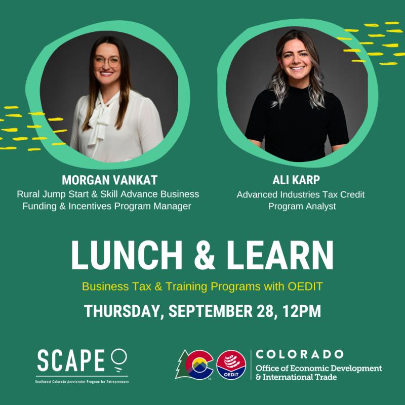 SCAPE - SW Colorado Accelerator Program for Entrepreneurs on LinkedIn ... SCAPE - SW Colorado Accelerator Program for Entrepreneurs on LinkedIn ...