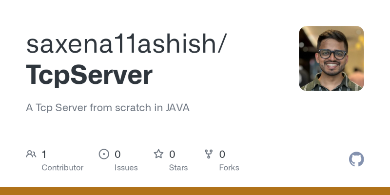 Ashish Saxena on LinkedIn: GitHub - saxena11ashish/TcpServer: A Tcp ... Ashish Saxena on LinkedIn: GitHub - saxena11ashish/TcpServer: A Tcp ...
