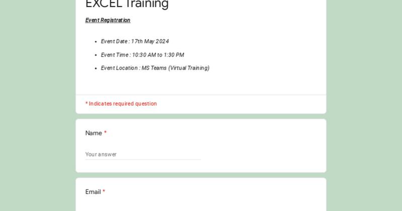 Utpal Kar on LinkedIn: EXCEL Training Utpal Kar on LinkedIn: EXCEL Training