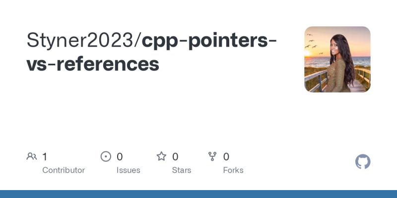 Kishana Stiner on LinkedIn: GitHub - Styner2023/cpp-pointers-vs-references Kishana Stiner on LinkedIn: GitHub - Styner2023/cpp-pointers-vs-references