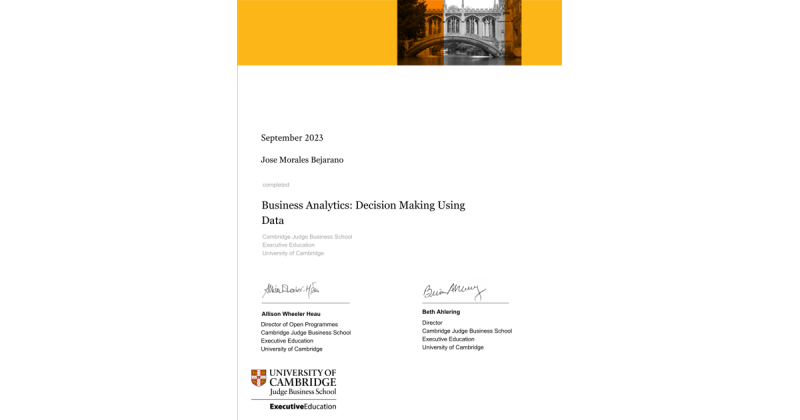 Daniel Morales on LinkedIn: Business Analytics: Decision Making Using ... Daniel Morales on LinkedIn: Business Analytics: Decision Making Using ...
