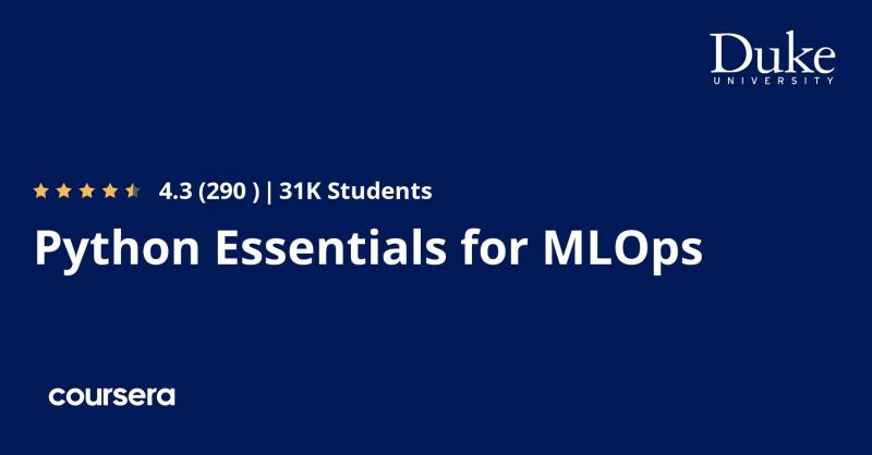 syed naeem ahmad on LinkedIn: Python Essentials for MLOps syed naeem ahmad on LinkedIn: Python Essentials for MLOps