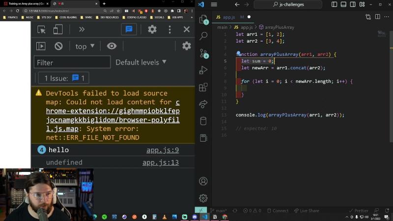 Charles Cole on LinkedIn: Codewars - 8kyu Array Plus Array Charles Cole on LinkedIn: Codewars - 8kyu Array Plus Array