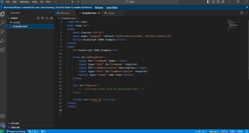 Hapleaf Academy on LinkedIn: Mastering JavaScript CRUD Operations: A ... Hapleaf Academy on LinkedIn: Mastering JavaScript CRUD Operations: A ...