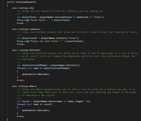 Kenny Pruitt on LinkedIn: Dev Log 140: Expanding On Linq Kenny Pruitt on LinkedIn: Dev Log 140: Expanding On Linq