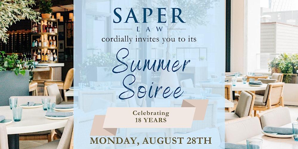 Daliah Saper on LinkedIn: Saper Law Summer Soiree Daliah Saper on LinkedIn: Saper Law Summer Soiree