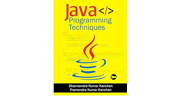 Dr Dharmendra Kumar Kanchan on LinkedIn: Java programming Techniques ... Dr Dharmendra Kumar Kanchan on LinkedIn: Java programming Techniques ...