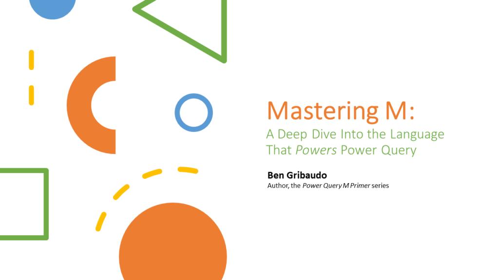 Ben Gribaudo on LinkedIn: Live Power Query Web Course: Mastering M, A ... Ben Gribaudo on LinkedIn: Live Power Query Web Course: Mastering M, A ...
