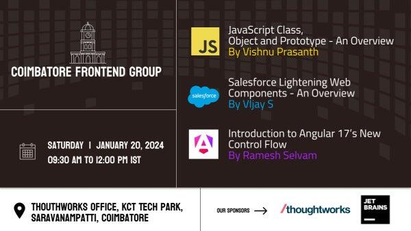 Coimbatore JavaScript Group on LinkedIn: Coimbatore Frontend Group ... Coimbatore JavaScript Group on LinkedIn: Coimbatore Frontend Group ...