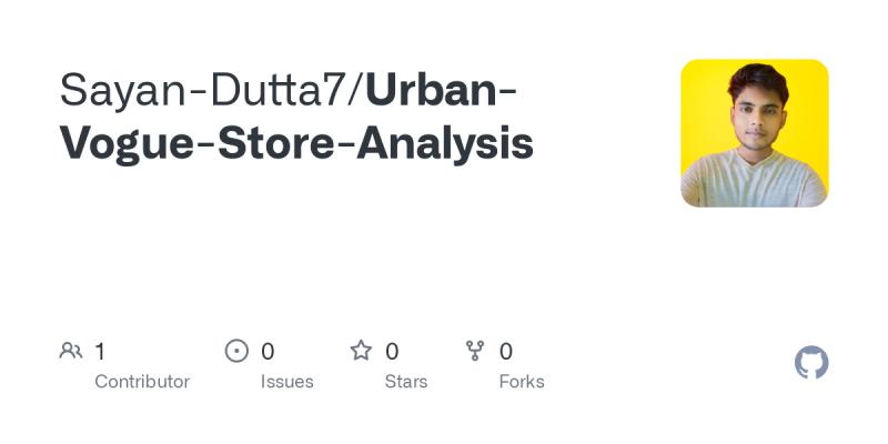 Sayan Dutta on LinkedIn: GitHub - Sayan-Dutta7/Urban-Vogue-Store-Analysis Sayan Dutta on LinkedIn: GitHub - Sayan-Dutta7/Urban-Vogue-Store-Analysis