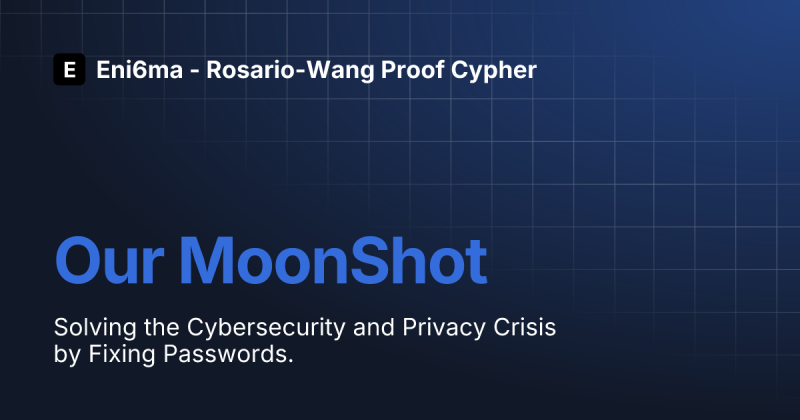 Dylan Rosario on LinkedIn: Our MoonShot | Eni6ma - Rosario-Wang Proof ... Dylan Rosario on LinkedIn: Our MoonShot | Eni6ma - Rosario-Wang Proof ...