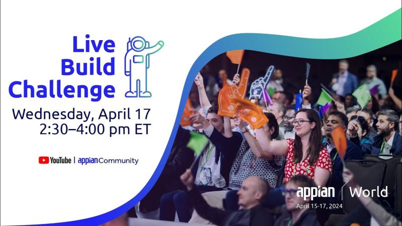 Anisur Rehman on LinkedIn: Appian World 24 Live Build Challenge Anisur Rehman on LinkedIn: Appian World 24 Live Build Challenge