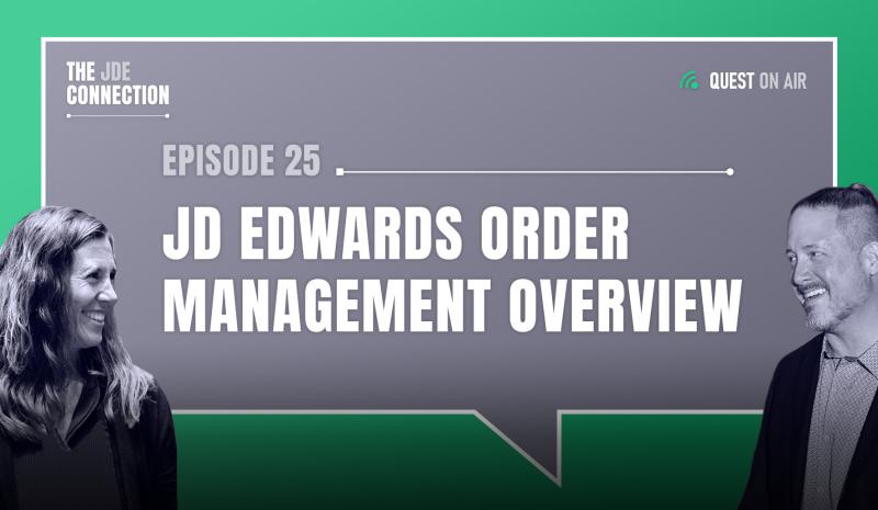 Matthew Sohrweide, MBA on LinkedIn: The JDE Connection: Episode 25 ... Matthew Sohrweide, MBA on LinkedIn: The JDE Connection: Episode 25 ...
