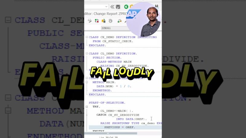 Somnath Paul on LinkedIn: Fail Loudly! Mastering Exception Handling in ... Somnath Paul on LinkedIn: Fail Loudly! Mastering Exception Handling in ...