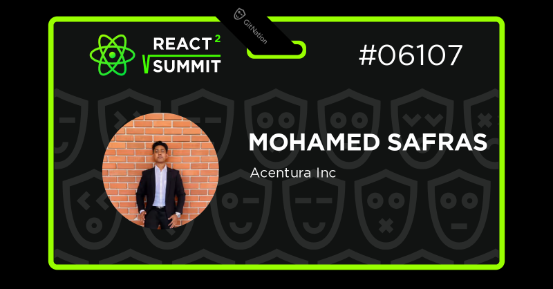 Mohamed Safras on LinkedIn: Check out my badge & claim your free React ... Mohamed Safras on LinkedIn: Check out my badge & claim your free React ...