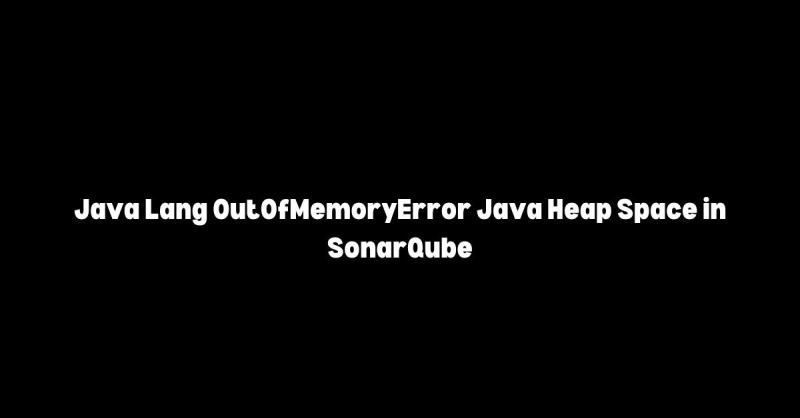 Arsalan Malik on LinkedIn: Java Lang OutOfMemoryError Java Heap Space ... Arsalan Malik on LinkedIn: Java Lang OutOfMemoryError Java Heap Space ...