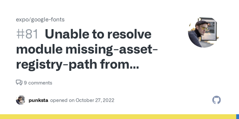Okeypraise Junior on LinkedIn: Unable to resolve module missing-asset ... Okeypraise Junior on LinkedIn: Unable to resolve module missing-asset ...