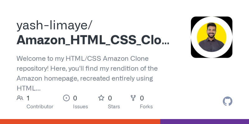 Yash Limaye on LinkedIn: GitHub - yash-limaye/Amazon_HTML_CSS_Clone ... Yash Limaye on LinkedIn: GitHub - yash-limaye/Amazon_HTML_CSS_Clone ...