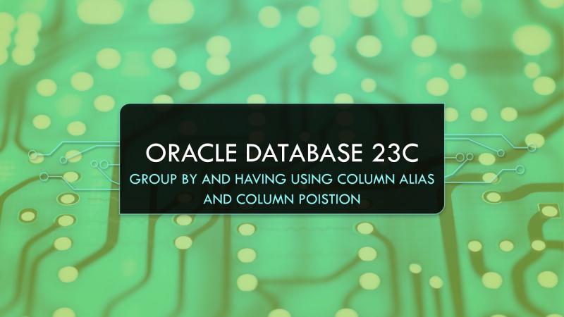 Kamruzzaman Pintu, OCP on LinkedIn: 06 Using column alias with GROUP BY ... Kamruzzaman Pintu, OCP on LinkedIn: 06 Using column alias with GROUP BY ...