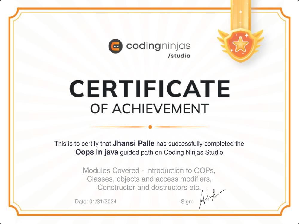 Jhansi palle on LinkedIn: Guided Paths at Coding Ninjas Studio Jhansi palle on LinkedIn: Guided Paths at Coding Ninjas Studio