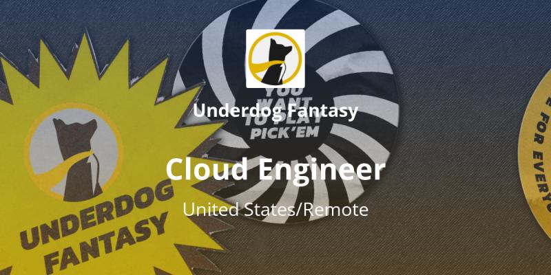 🦋 John Speno on LinkedIn: Cloud Engineer | Underdog Fantasy Jobs 🦋 John Speno on LinkedIn: Cloud Engineer | Underdog Fantasy Jobs