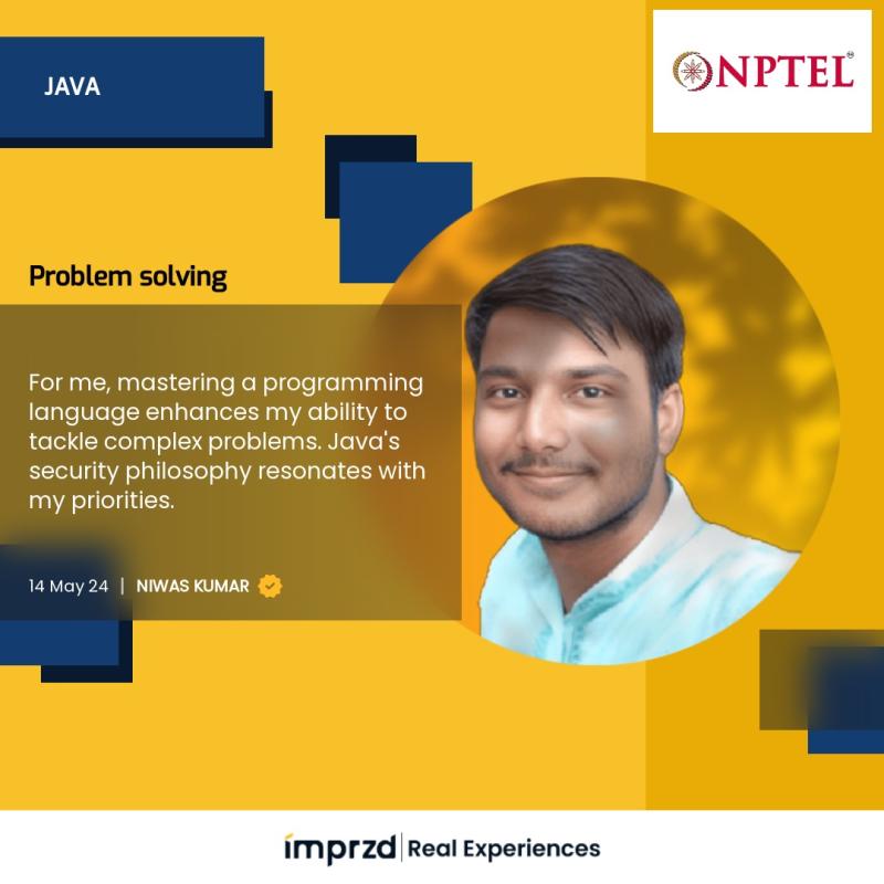 Niwas Kumar on LinkedIn: NPTEL Niwas Kumar on LinkedIn: NPTEL