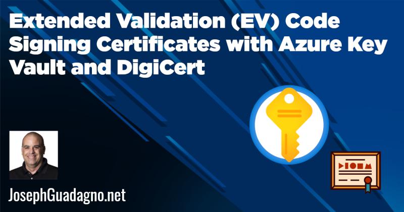 Crippe Alm on LinkedIn: Extended Validation (EV) Code Signing ... Crippe Alm on LinkedIn: Extended Validation (EV) Code Signing ...