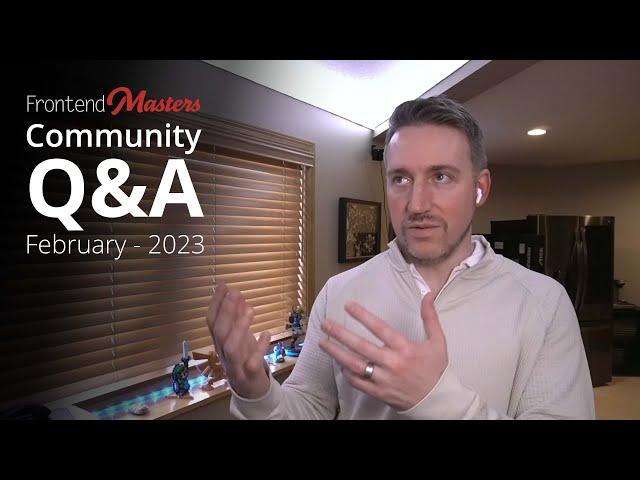 Frontend Masters on LinkedIn: Frontend Masters Community Q&A | Upcoming ... Frontend Masters on LinkedIn: Frontend Masters Community Q&A | Upcoming ...