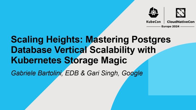 Gabriele Bartolini on LinkedIn: Scaling Heights: Mastering Postgres ... Gabriele Bartolini on LinkedIn: Scaling Heights: Mastering Postgres ...