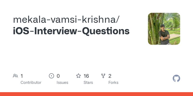 mekala vamsi krishna on LinkedIn: GitHub - mekala-vamsi-krishna/iOS ... mekala vamsi krishna on LinkedIn: GitHub - mekala-vamsi-krishna/iOS ...