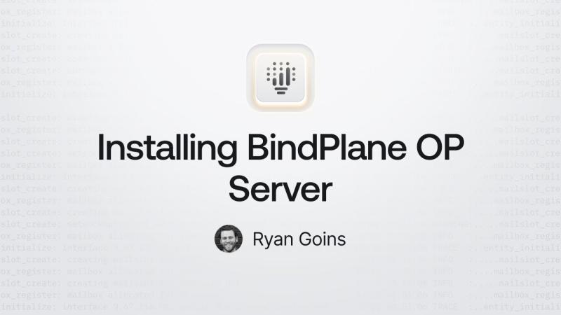 Brian Main on LinkedIn: Install BindPlane OP Server Brian Main on LinkedIn: Install BindPlane OP Server