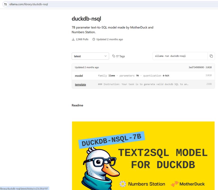 Piush Vaish on LinkedIn: Text2SQL OpenSource : duckdb-nsql-7B with ... Piush Vaish on LinkedIn: Text2SQL OpenSource : duckdb-nsql-7B with ...