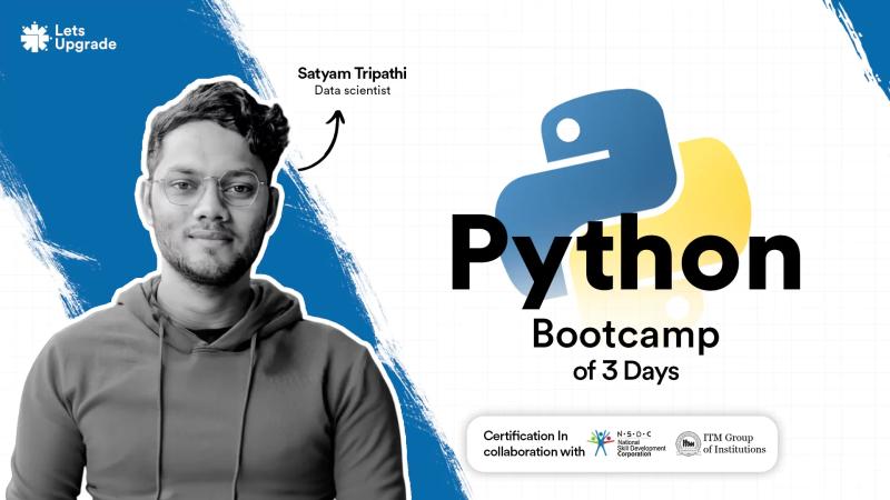 Shubhangam kumar on LinkedIn: Python Bootcamp - LetsUpgrade 2024 Shubhangam kumar on LinkedIn: Python Bootcamp - LetsUpgrade 2024