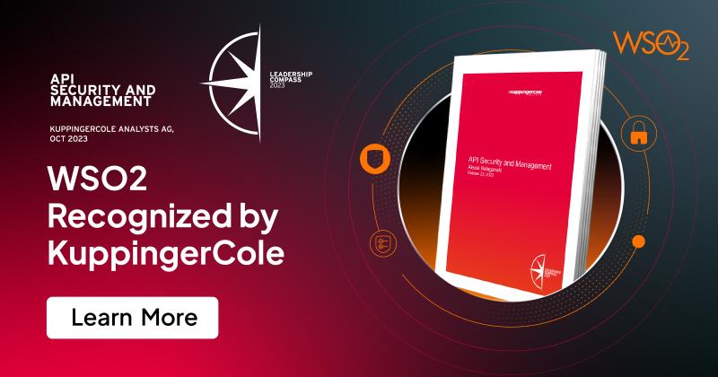 Sanjeewa Malalgoda on LinkedIn: WSO2 API Manager: Leading the Way in ... Sanjeewa Malalgoda on LinkedIn: WSO2 API Manager: Leading the Way in ...