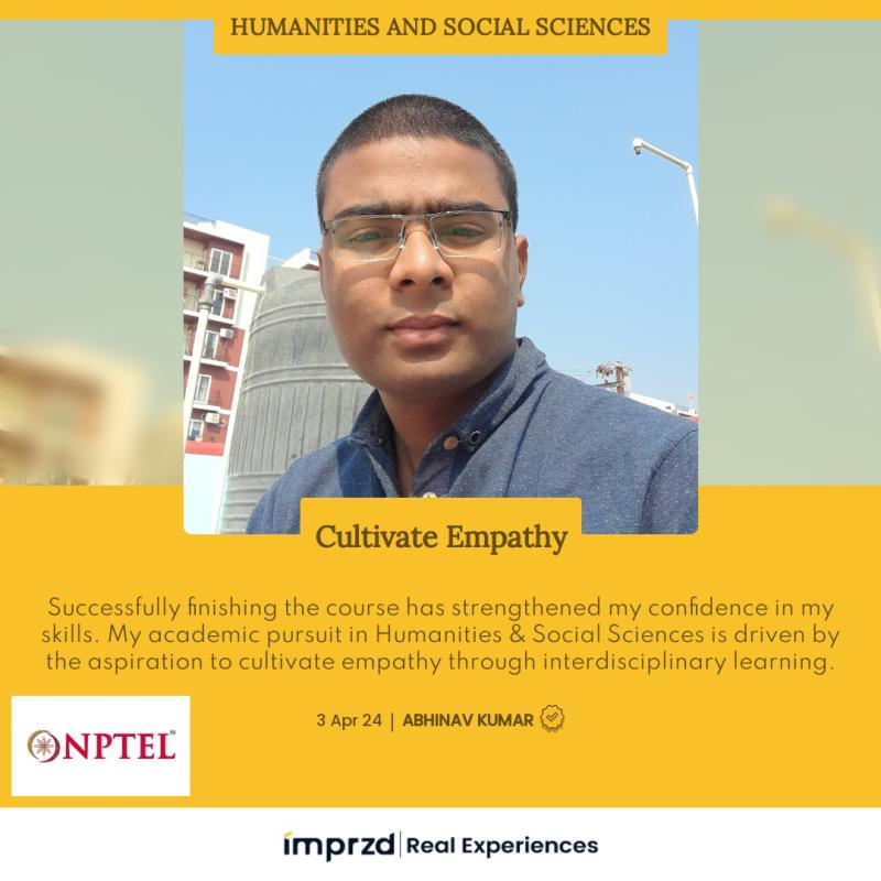 ABHINAV KUMAR on LinkedIn: NPTEL ABHINAV KUMAR on LinkedIn: NPTEL