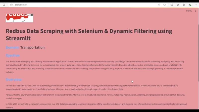 kavitha Thangavel on LinkedIn: Data scraping with selenium | Redbus ... kavitha Thangavel on LinkedIn: Data scraping with selenium | Redbus ...