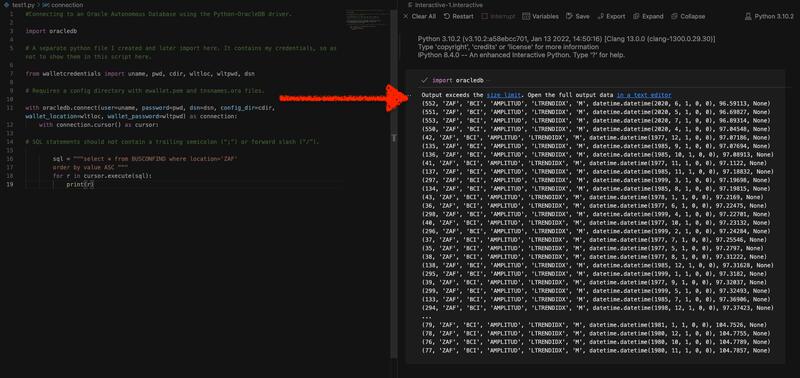 Chris Hoina on LinkedIn: Python and the Oracle Autonomous Database ... Chris Hoina on LinkedIn: Python and the Oracle Autonomous Database ...