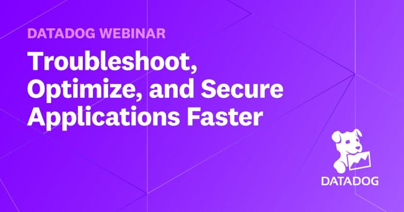 Clint Osterholz on LinkedIn: Datadog APM Webinar: Troubleshoot ... Clint Osterholz on LinkedIn: Datadog APM Webinar: Troubleshoot ...