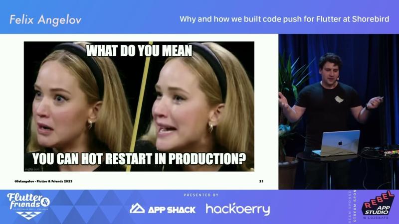 Flutter & Friends on LinkedIn: Flutter & Friends 2023: Code push for ... Flutter & Friends on LinkedIn: Flutter & Friends 2023: Code push for ...