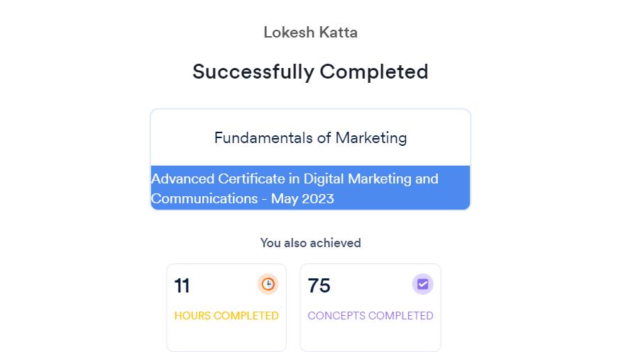 Lokesh Katta on LinkedIn: upGrad Lokesh Katta on LinkedIn: upGrad