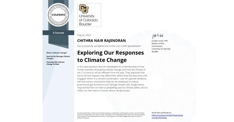 Chithra Nair Rajendran on LinkedIn: Completion Certificate for ... Chithra Nair Rajendran on LinkedIn: Completion Certificate for ...