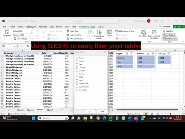 Lee Niedenthal, CPA, CMA on LinkedIn: Using Slicers to easily filter ... Lee Niedenthal, CPA, CMA on LinkedIn: Using Slicers to easily filter ...