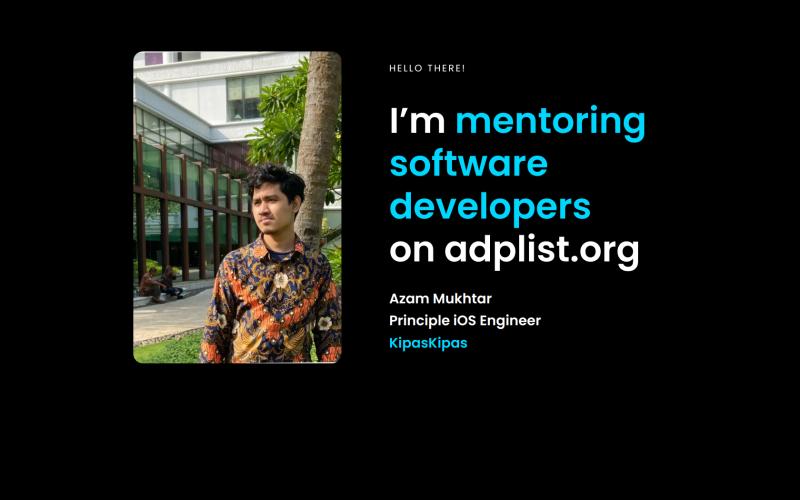 Azam Mukhtar on LinkedIn: Get mentored by Azam Mukhtar on ADPList Azam Mukhtar on LinkedIn: Get mentored by Azam Mukhtar on ADPList